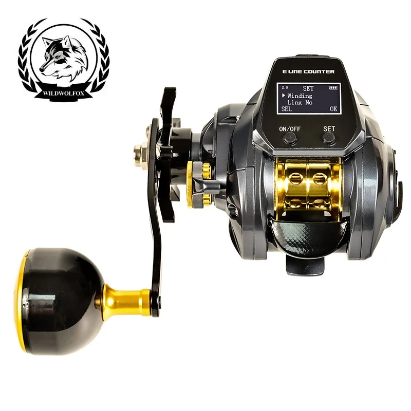 WILDWOLF-Electrical-Fishing-Casting-Reel-Single-Handle-Carretel-De ...