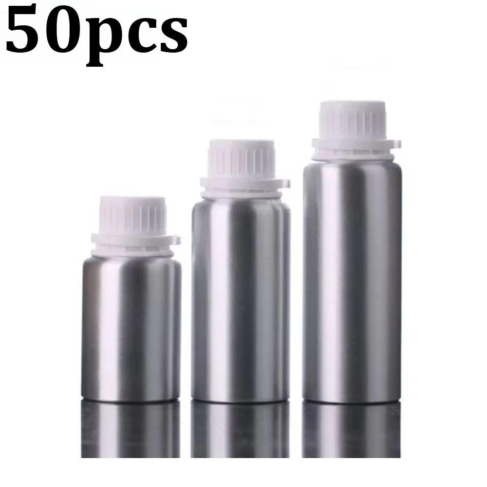 50pcs Aluminum Bottle with Anti-theft Lid Multi-size Essential Oil ...