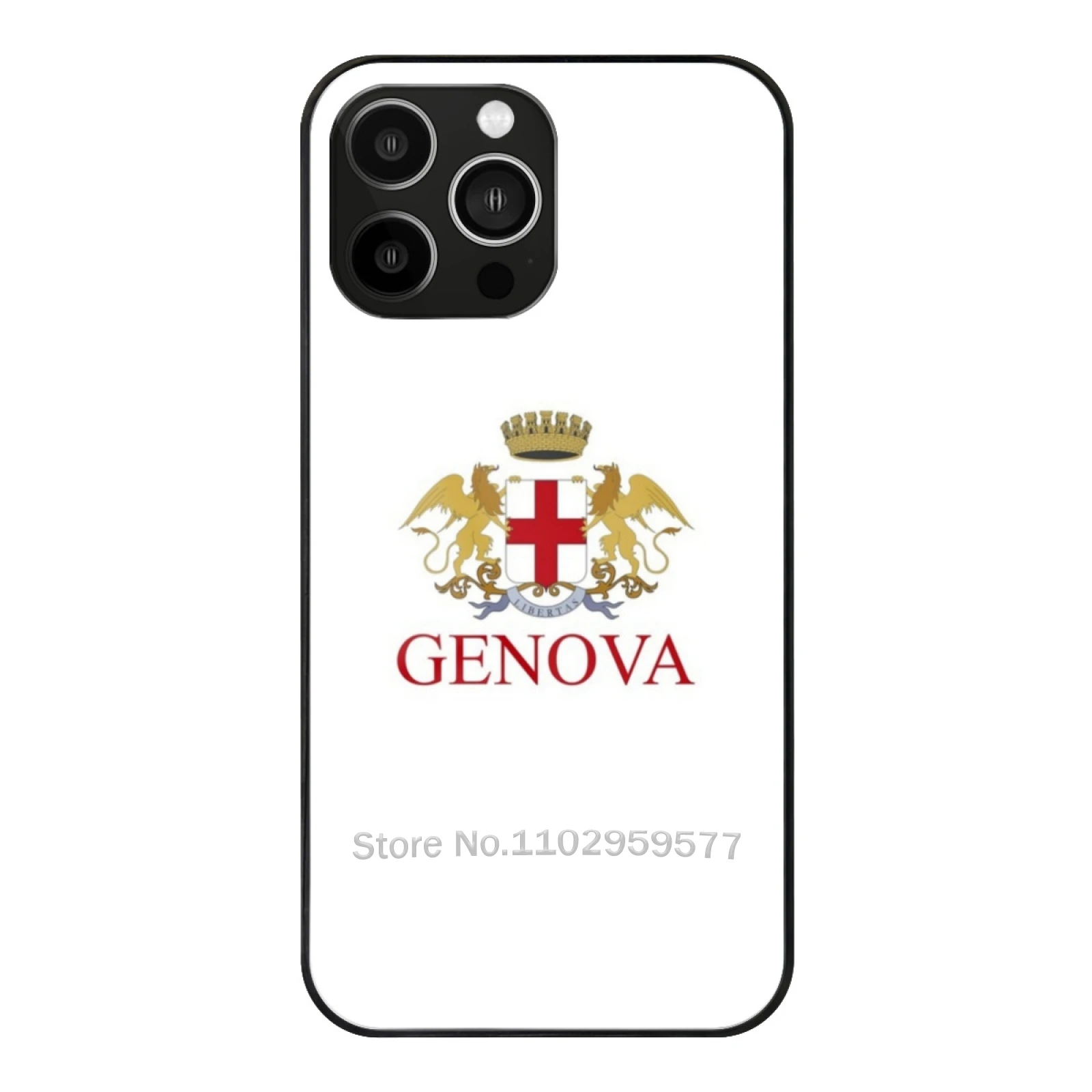 006 1A-Genova Tempered Glass Shell For Iphone 13 14 12 11 15 Pro Max ...