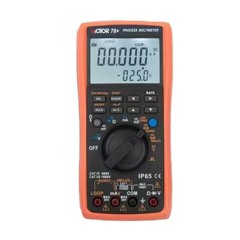 Mult-metro-de-proceso-VICTOR-78-Plus-VC78-salida-de-fuente-de-se-al-de ...