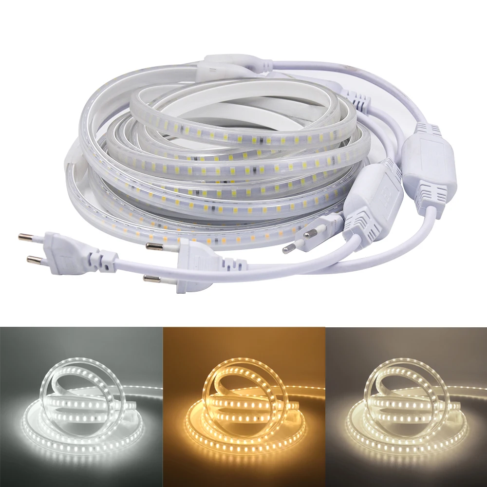 Imperme-vel-LED-Strip-Lights-com-plug-UE-flex-vel-l-mpada-ao-ar-livre ...