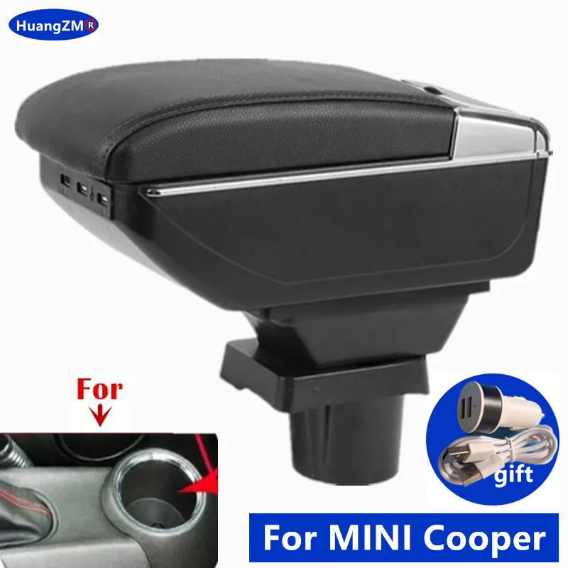 For-MINI-Cooper-Car-Armrest-Box-R50-R52-R53-R56-R57-R58-F55-F56-F57 ...