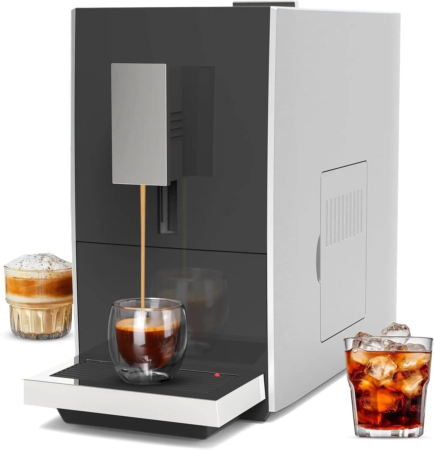 Mcilpoog-M-quina-de-Espresso-Totalmente-Autom-tica-Cafeteira-Compacta-com-Moedor-Touch-Screen-5 ...
