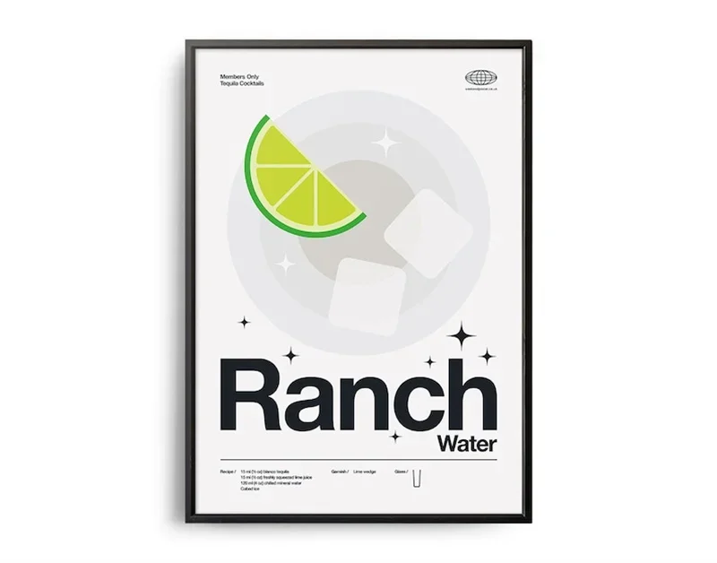 Cocktail Guide Knowledge Freddy Lemon Zombie Art,décoration murale pour ...