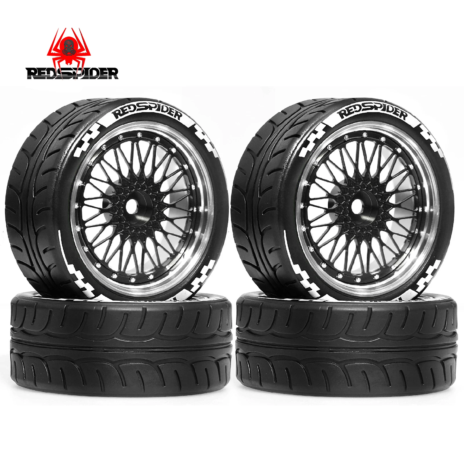 Ruedas de carreras de control remoto, llantas de Metal Hub12mm ...