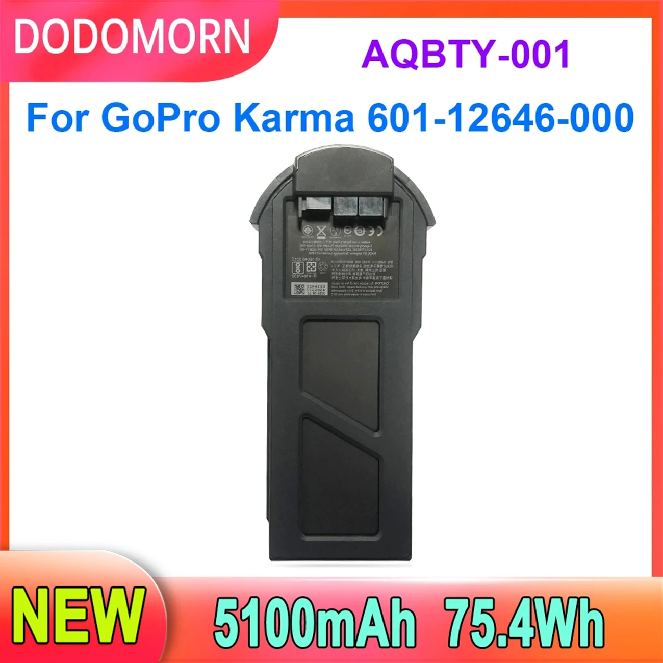 New AQBTY-001 14.8V Battery For GoPro Karma 601-12646-000 82317760361 ...