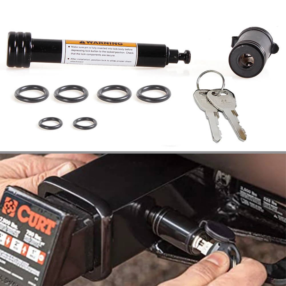 Carbon-Steel-Trailer-Hitch-Lock-Heavy-Duty-Anti-lost-Waterproof ...