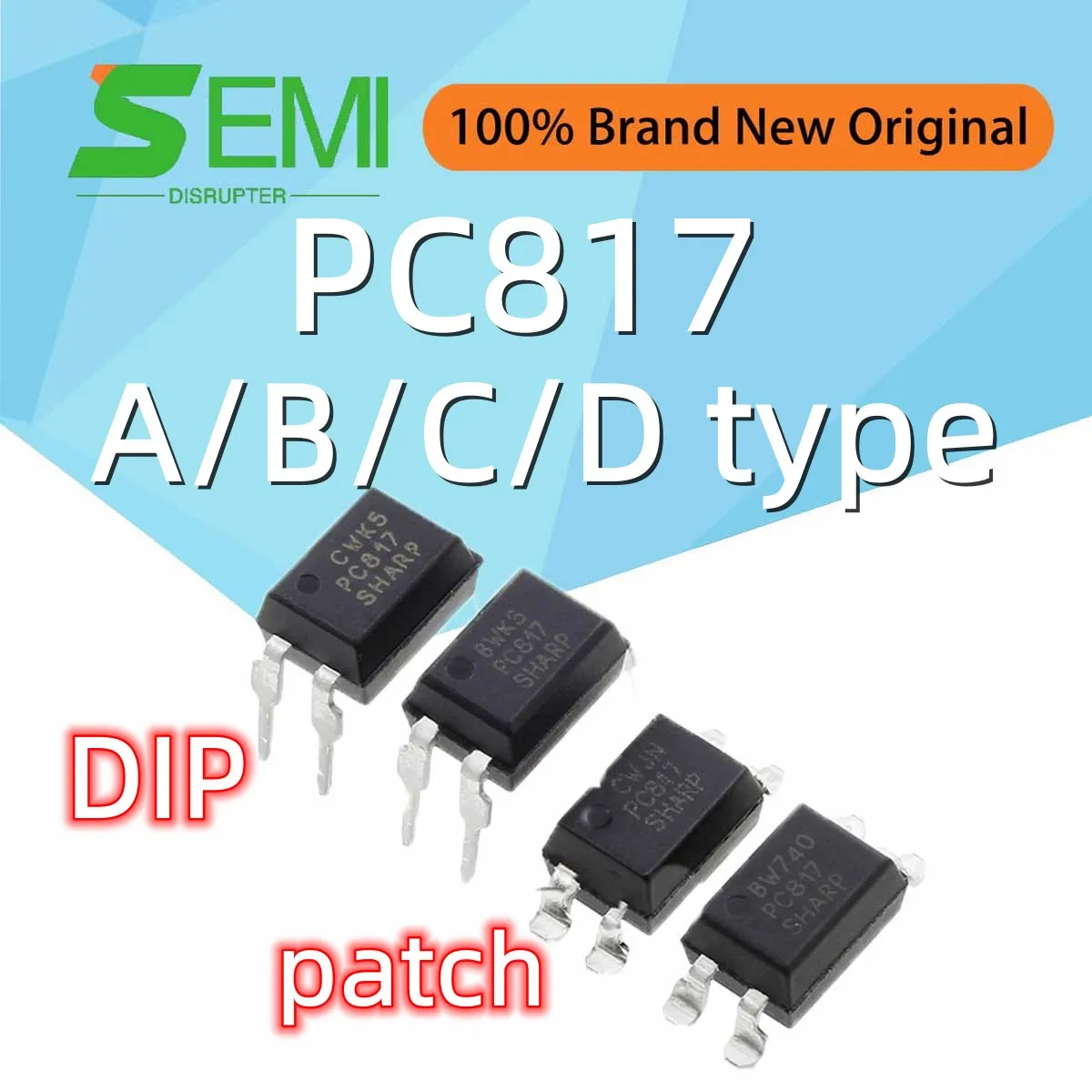 10PCS-PC817C-Original-Sharp-A-B-C-D-Type-Optocoupler-PC817-DIP-Direct ...
