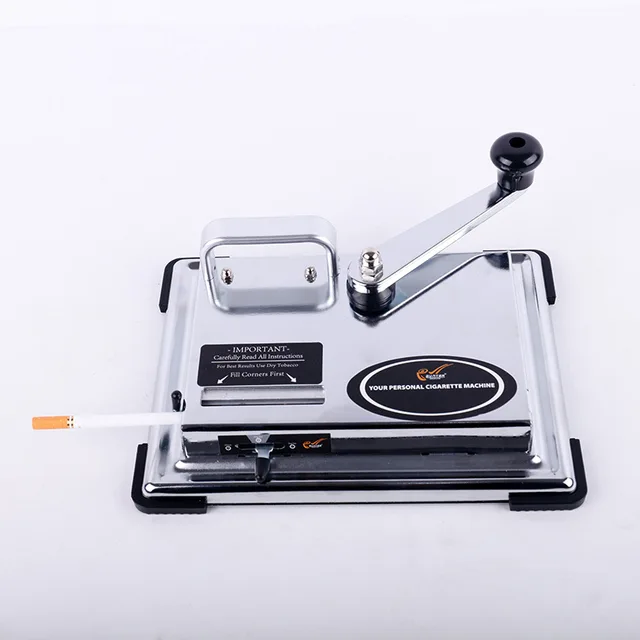 6.5/8mm Hand Metal Cigarette Rolling Machine black Tobacco Cigarette ...