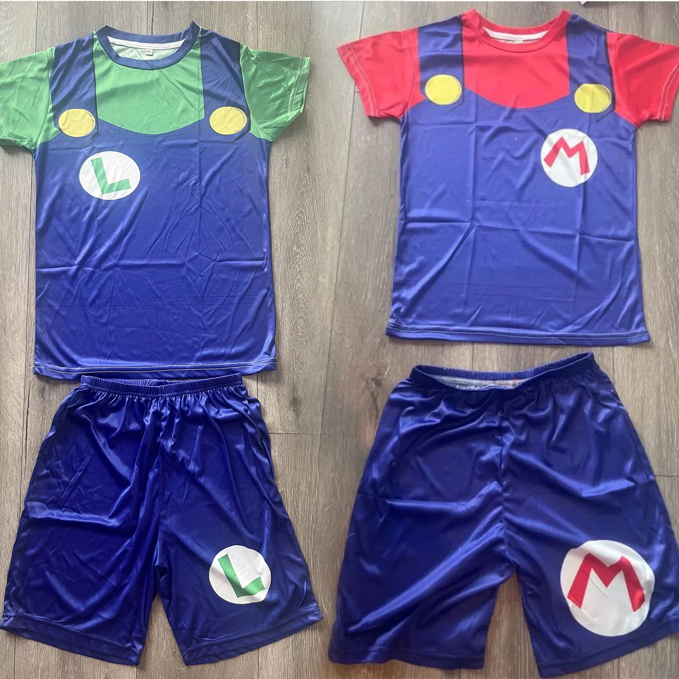 Cosplay-Super-Mario-T-shirts-Shorts-2-Pcs-Suits-Children-s-Clothing ...
