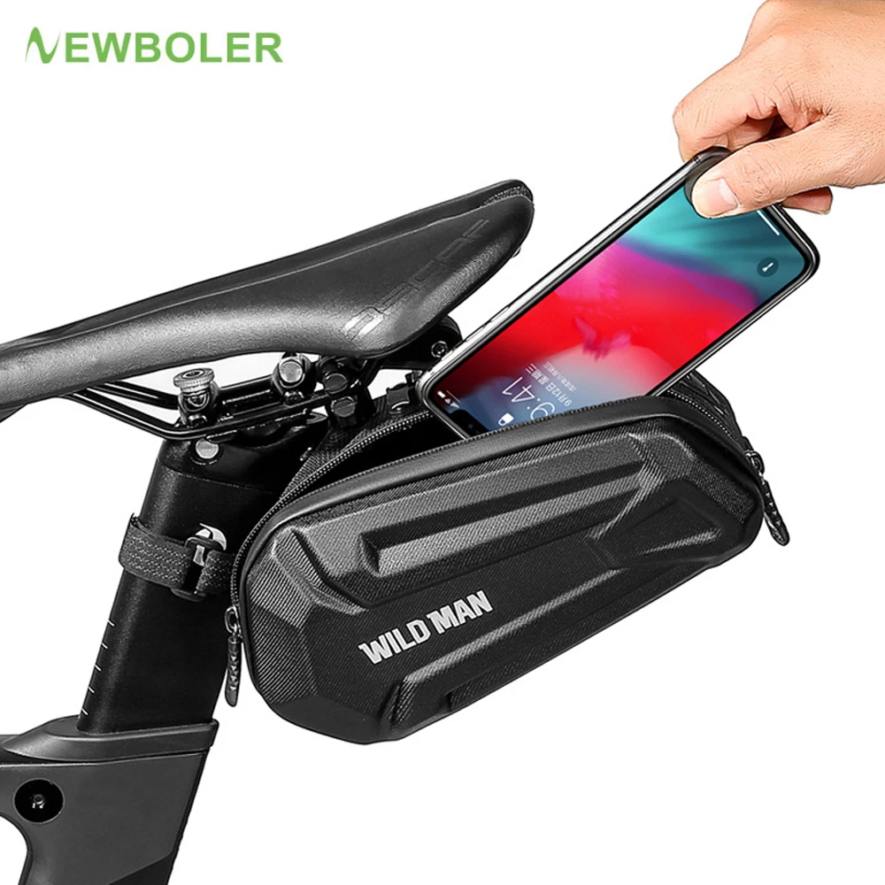 WILD MAN Bicycle bag waterproof shockproof bicycle saddle bag rear ...
