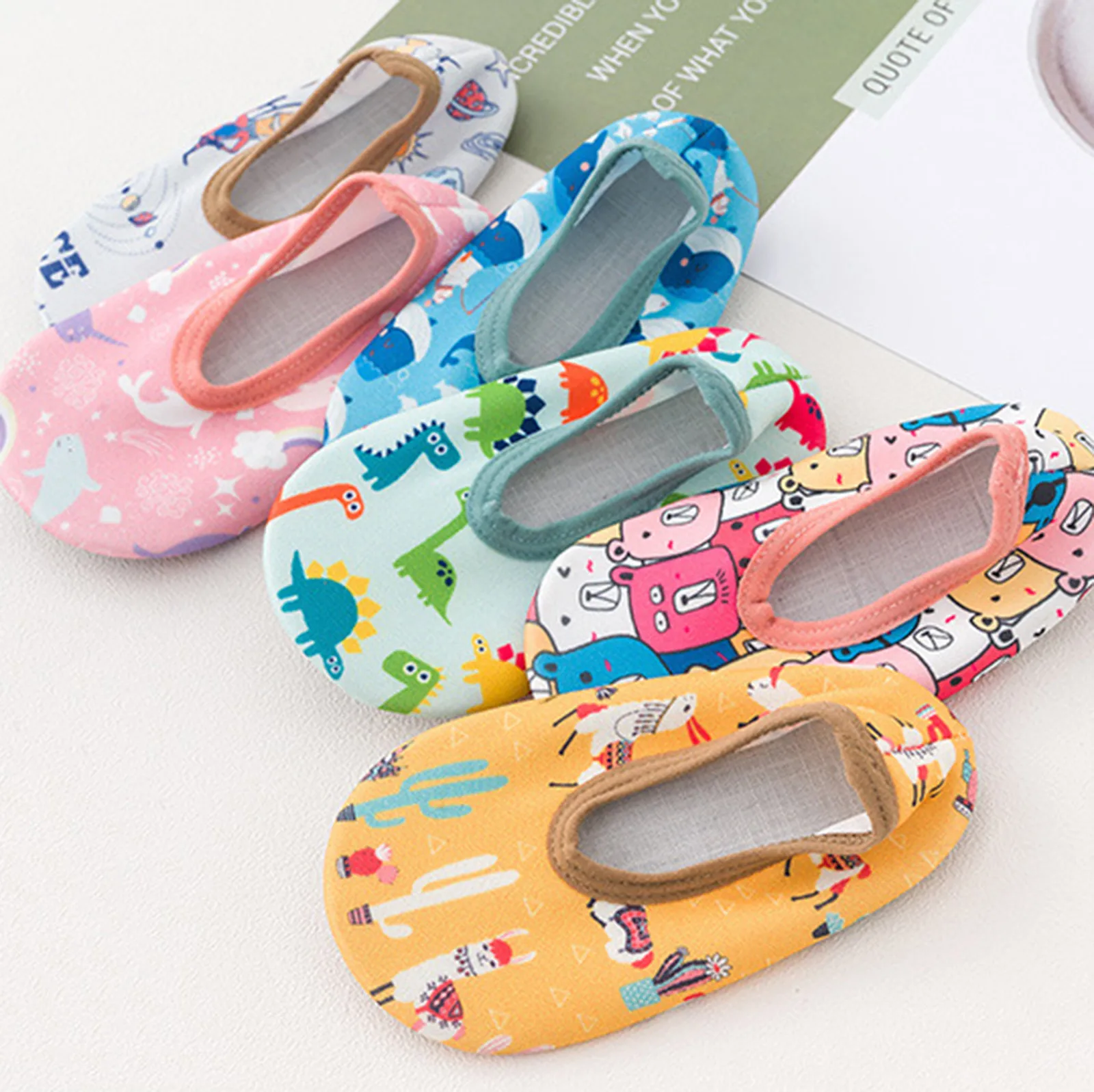 Baby-Kids-Cartoon-Swim-Water-Shoes-Barefoot-Aqua-Socks-Non-slip-Shoes ...