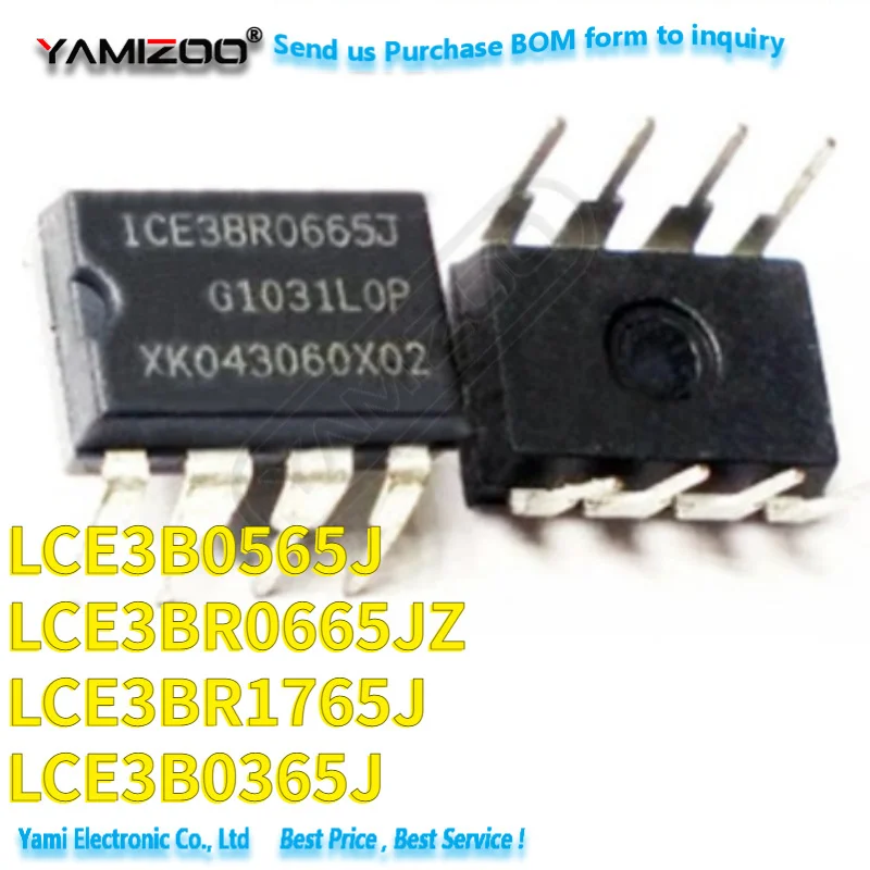 5PCS ICE3B0365J ICE3B0565J ICE3BR0665JZ ICE3BR1765J DIP8 DIP New ...