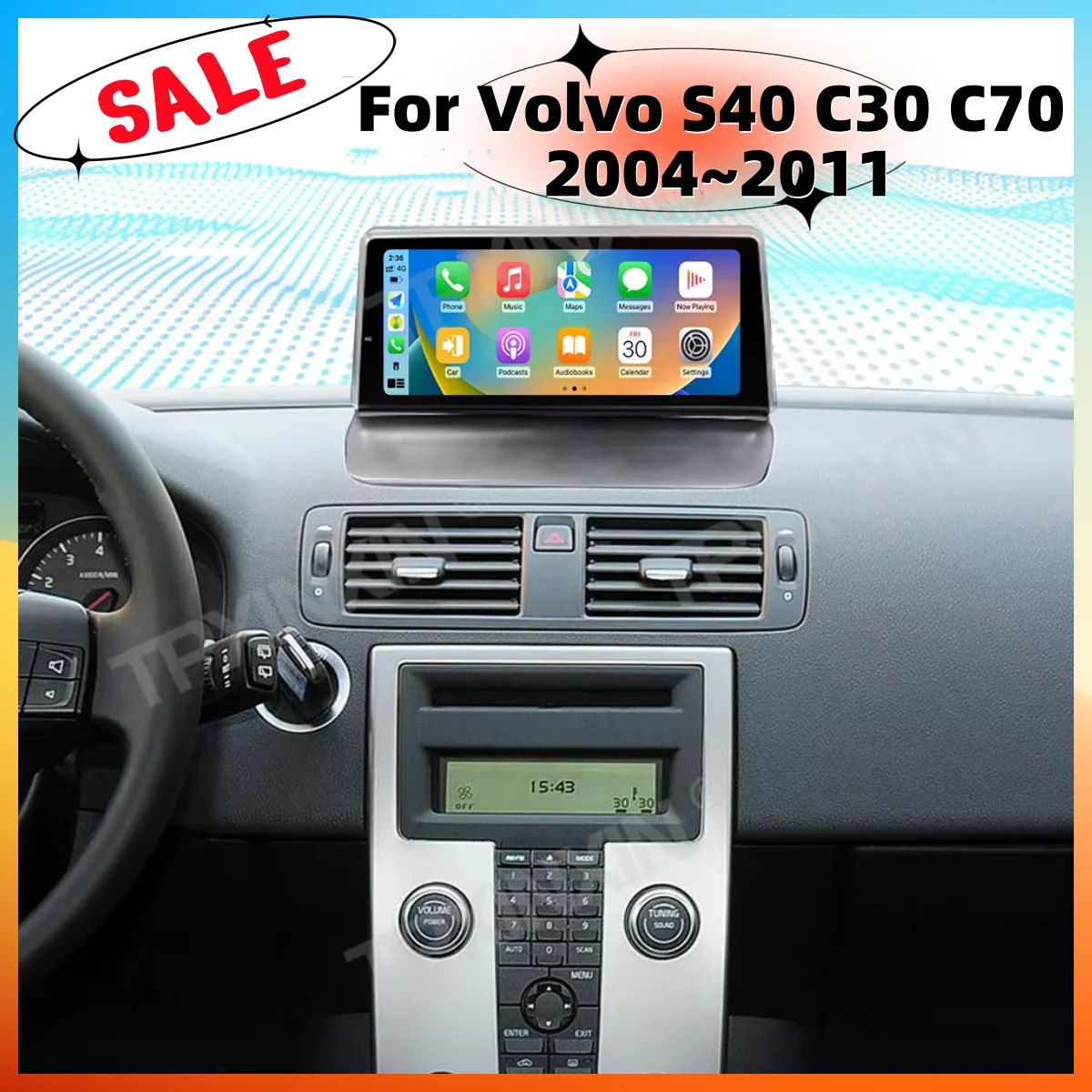 8.8 Inch Car Radio Stereo For Volvo S40 C30 C70 2004~2011 Android 13 ...
