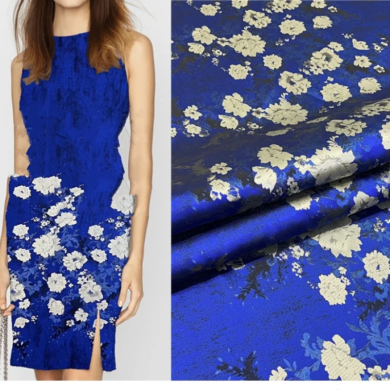 Elegant-three-dimensional-flower-color-woven-positioning-jacquard ...