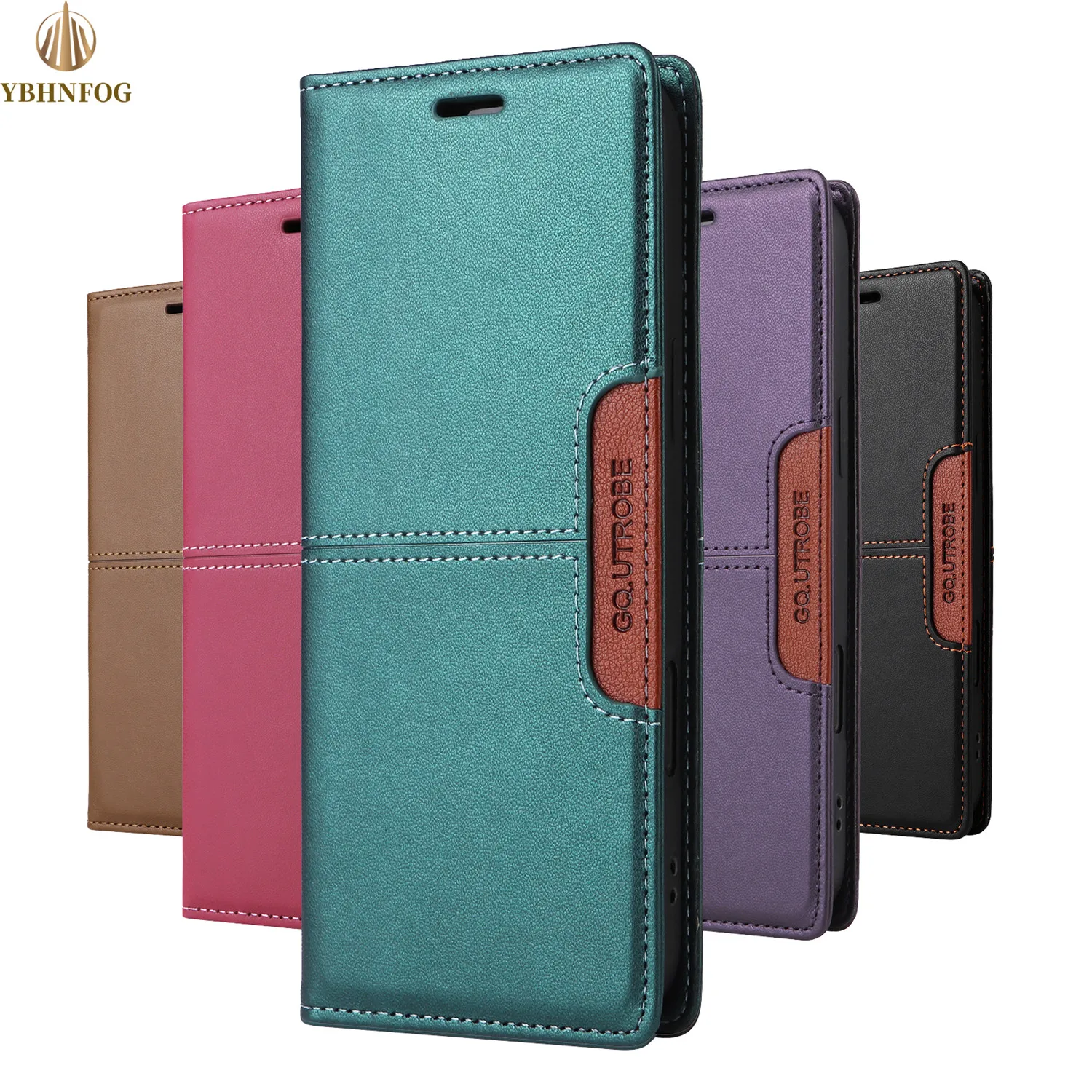 Luxury Leather Flip Phone Case with Magnetic Wallet and Enhanced ...