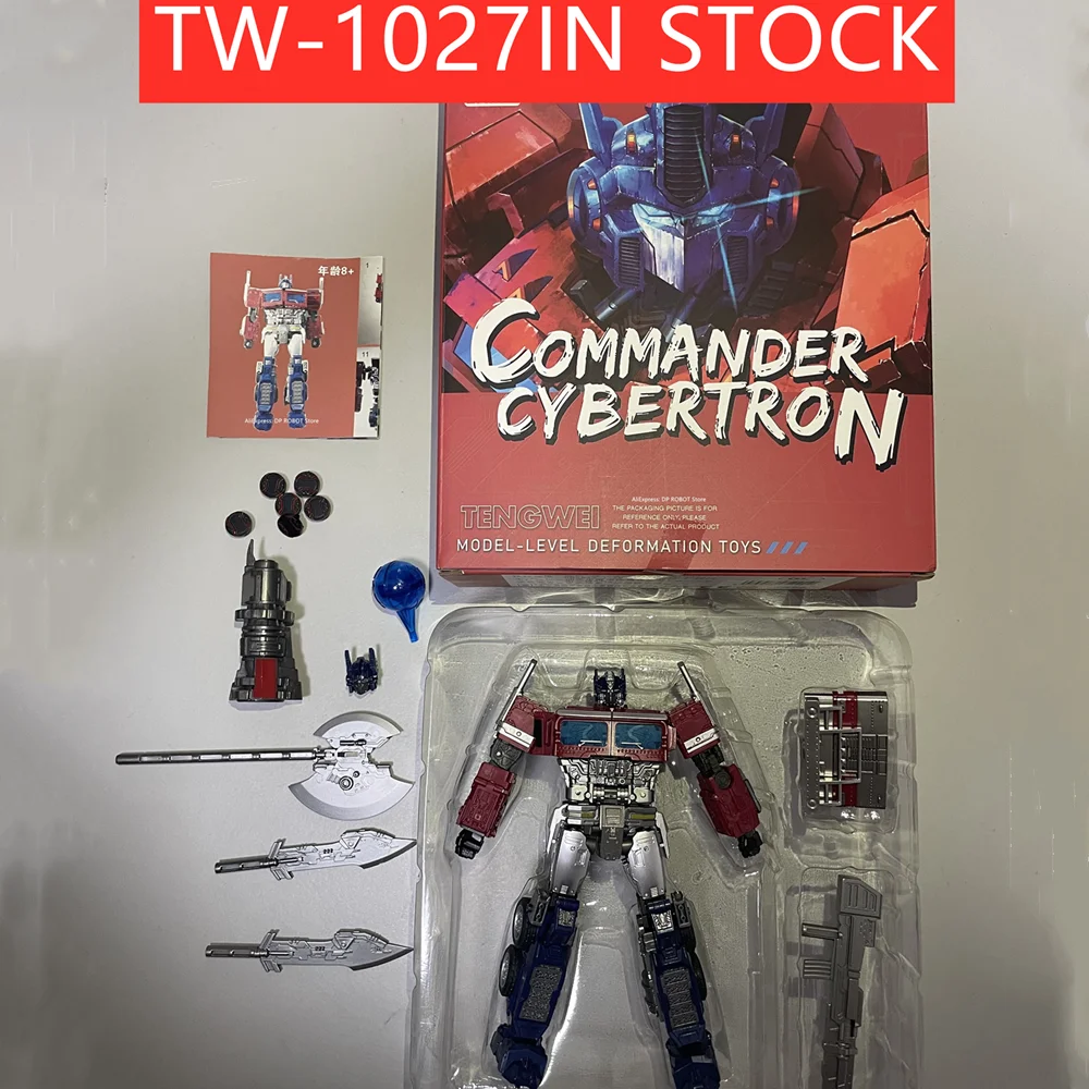 BAIWEI 변신 TW-1027, 박스 포함 영화 로봇 피규어, TW1027 OP 커맨더 KO SS, IN 주식 NOW