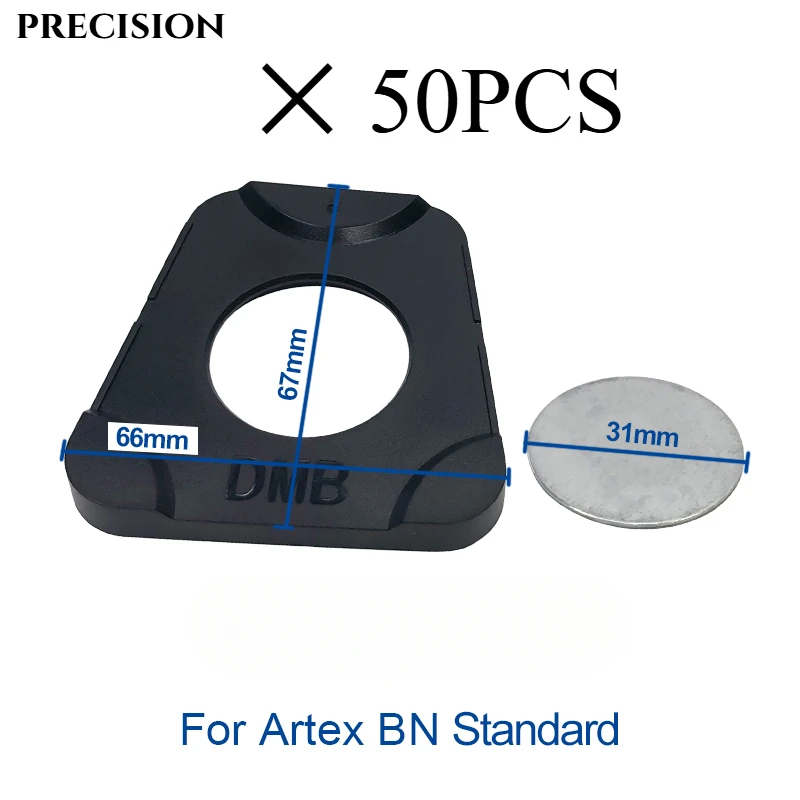 Artex Dental Laboratory Accessories 50 Pcs Splitex Counter-plates Black ...