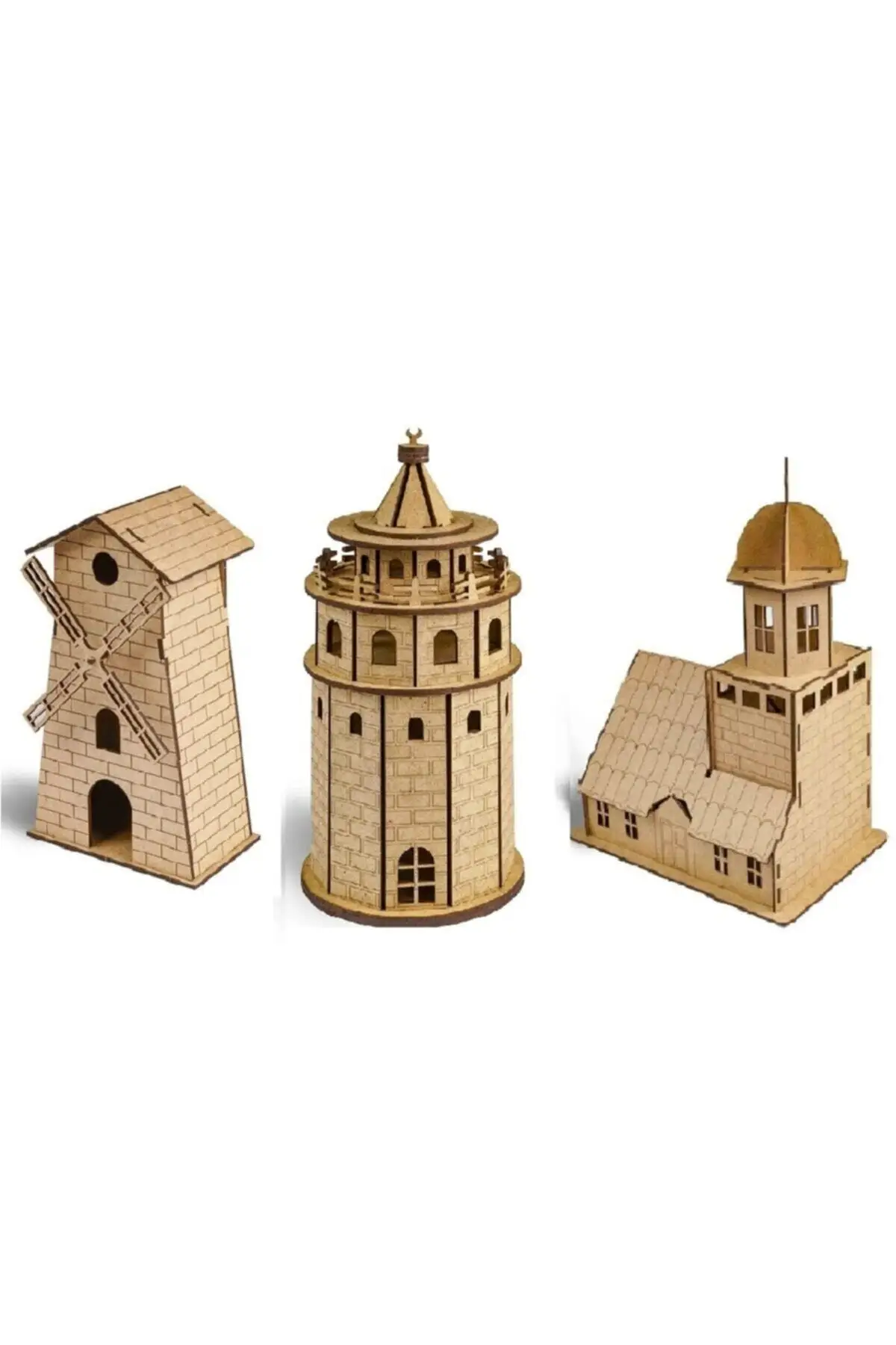 3d Shock usar la Torre Galata + chica torre + molino puede ser pintado ...