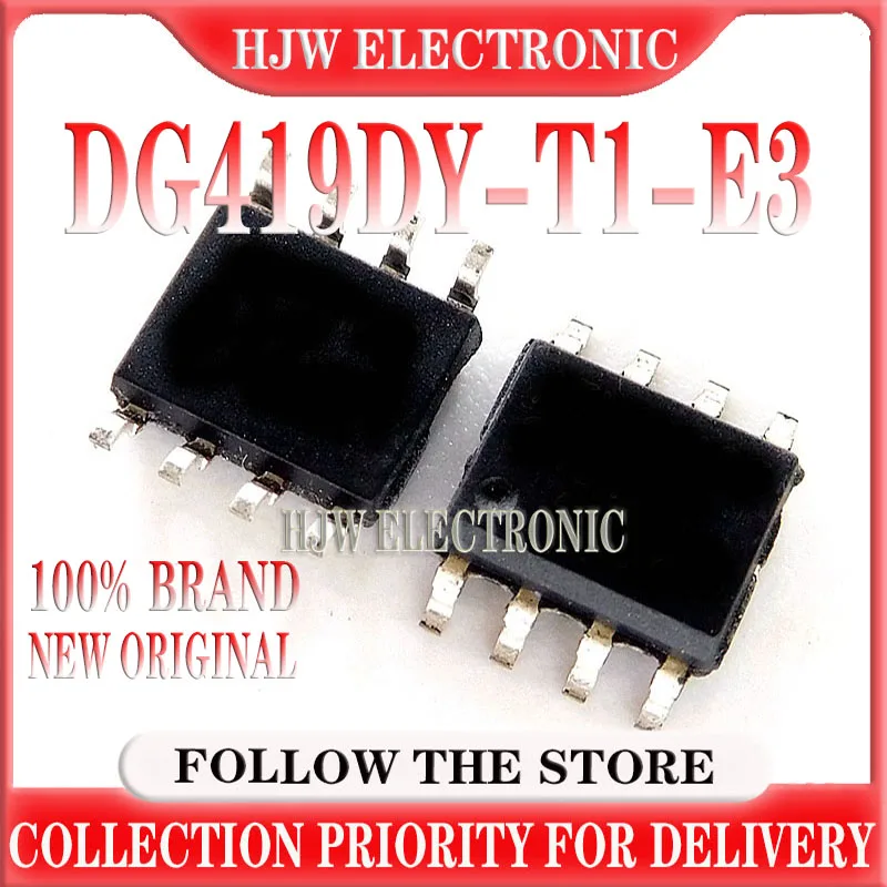 10-100PCS-DG419DY-DG419DY-T1-E3-SOP8-Analog-Switch-Single-SPDT-8-Pin ...