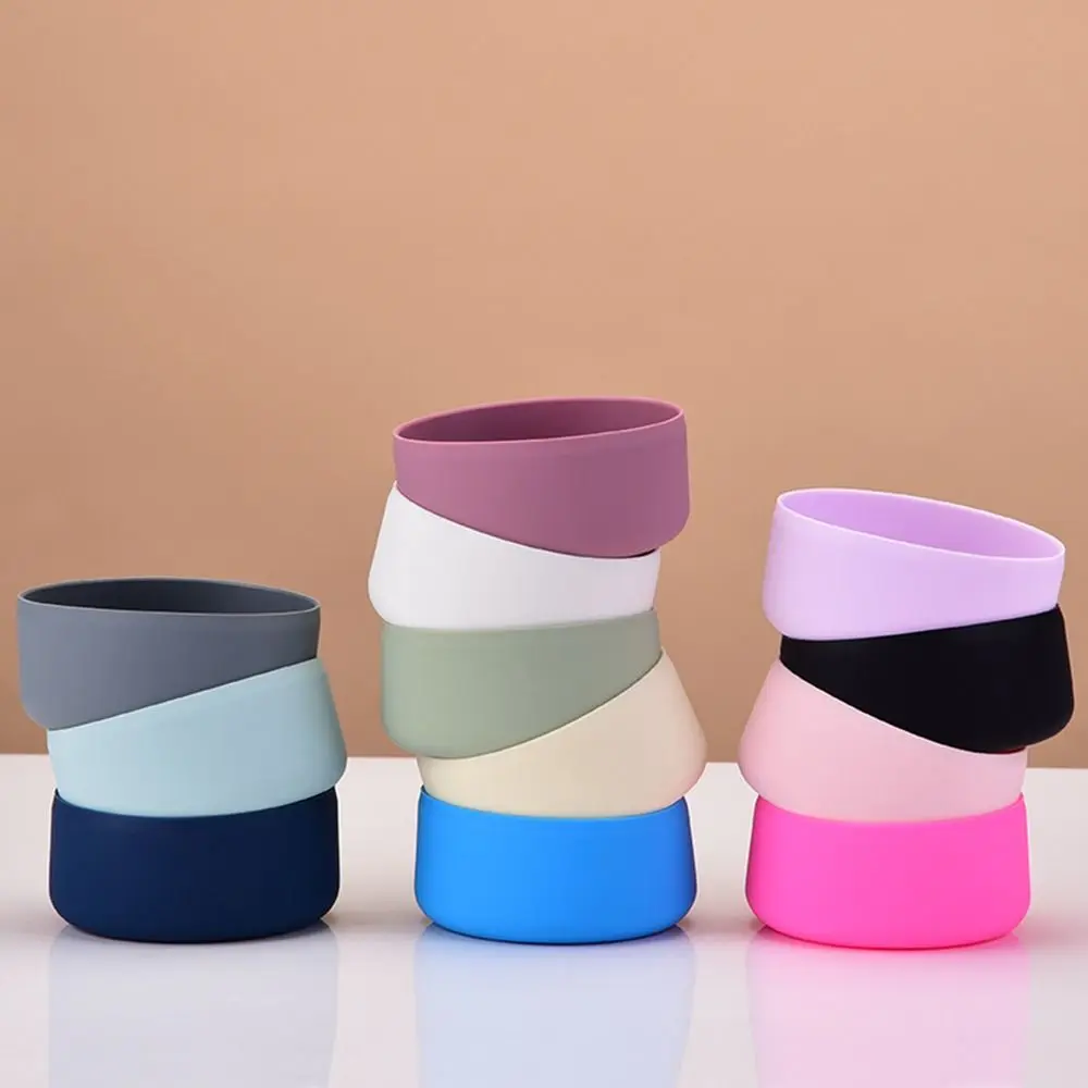 Water Drink Bottle Pad Silicone Water Cup Coasters Non-Slip ...