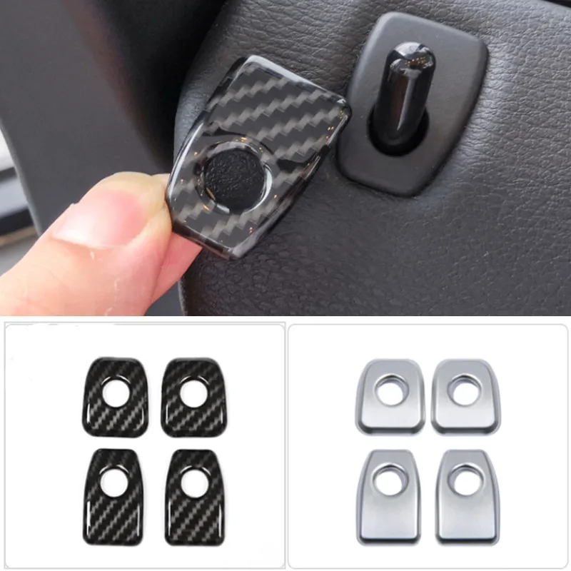 ABS-Carbon-Fiber-Car-Styling-Door-Bolt-Lock-Pin-Cover-Switch-Decoration ...