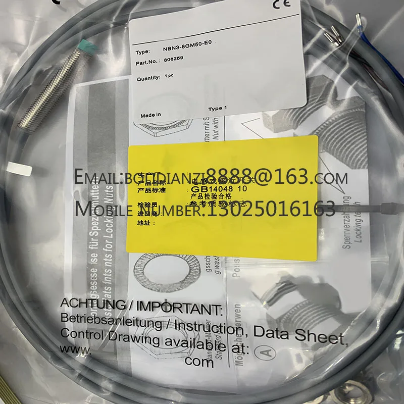 New Proximity Switch Sensor Nbn3 8gm50 E0 E2 Eo