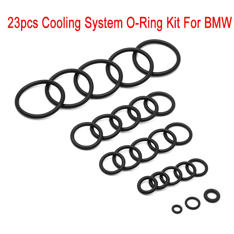 23Pcs-Cooling-System-O-Ring-Kits-Radiator-Hose-O-ring-323i-325i-328i ...