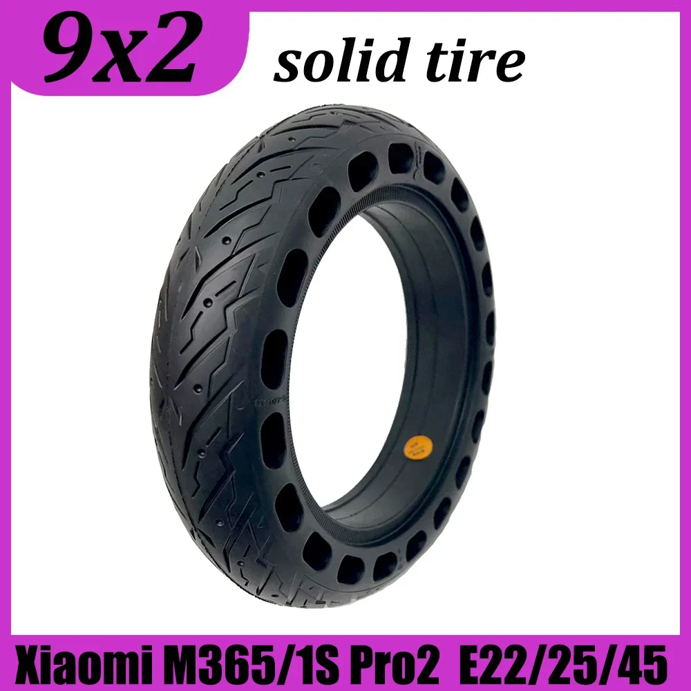 9x2-Solid-Tire-for-Xiaomi-M365-1S-Pro2-Ninebot-E22-E25-E45-Electric ...