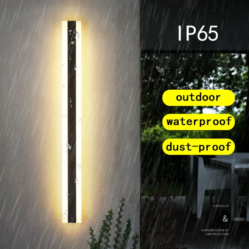 Outdoor-waterproof-acrylic-wall-lamp-wash-wall-lamp-modern-and-simple ...