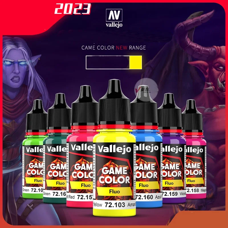 vallejo-AV-Game-Color-Metallic-Ink-Fluo-Wash-Special-FX-Paint-18ml ...