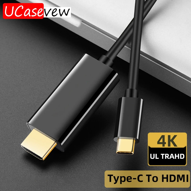 4k USB 3.1 HDTV Cable Adapter Converter Type C Mini Display Port Cable ...