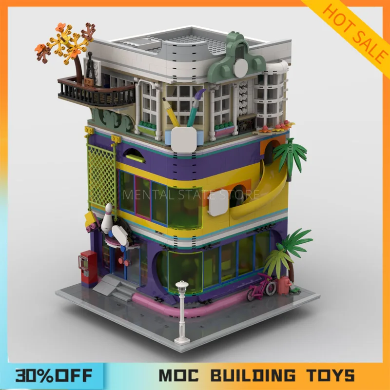 2339PCS-Customized-MOC-Halo-Halo-Tower-Modular-Building-Blocks ...