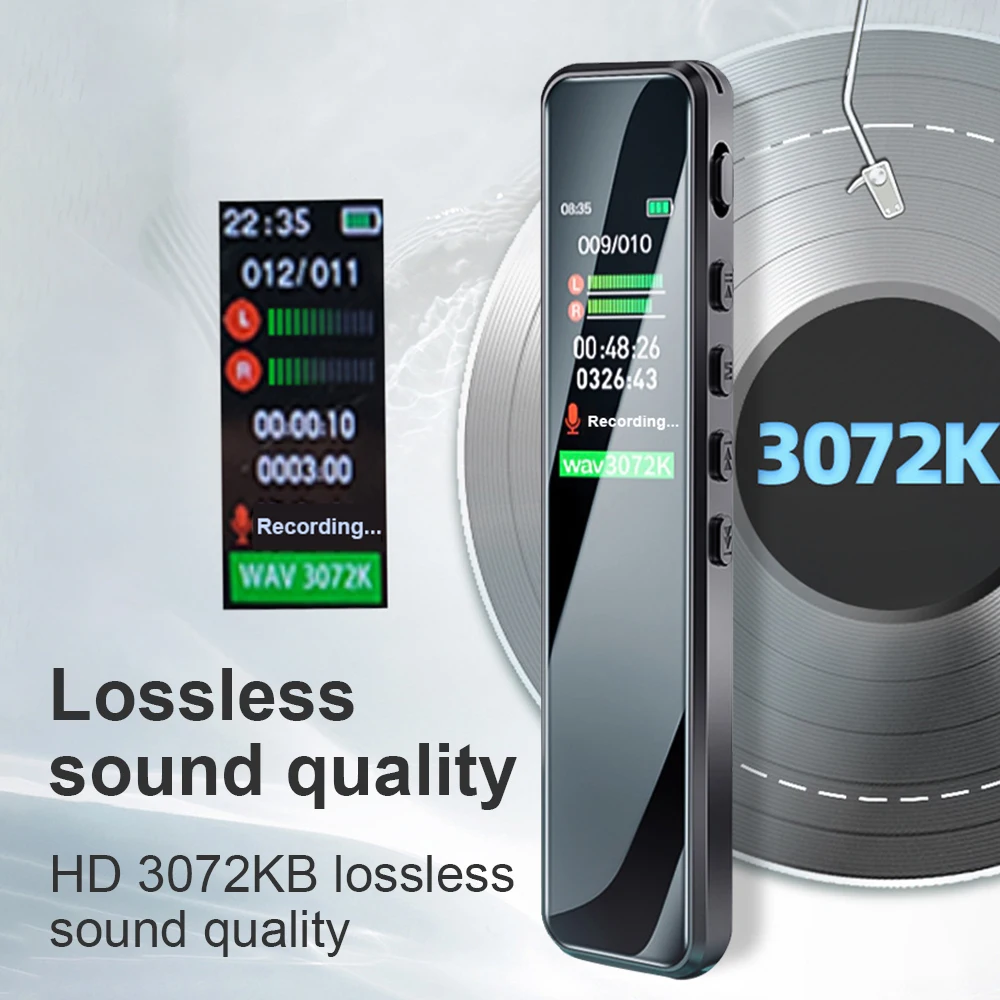 16GB-Digital-Voice-Recorder-Audio-Recorder-Intelligent-Noise-Reduction ...