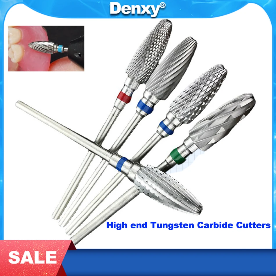 5pcs Tungsten Carbide Burs High Quality Dental Burs Tungsten Carbide ...