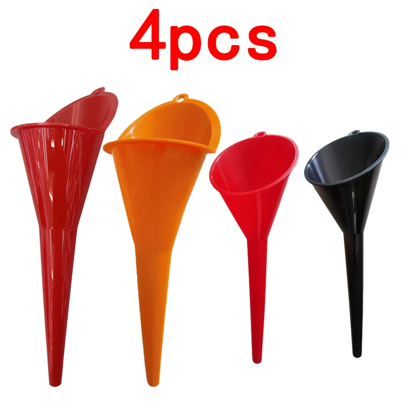 4pcs-Car-Long-Stem-Funnel-Multi-Function-Oil-Fuel-Filling-Tools-Anti ...