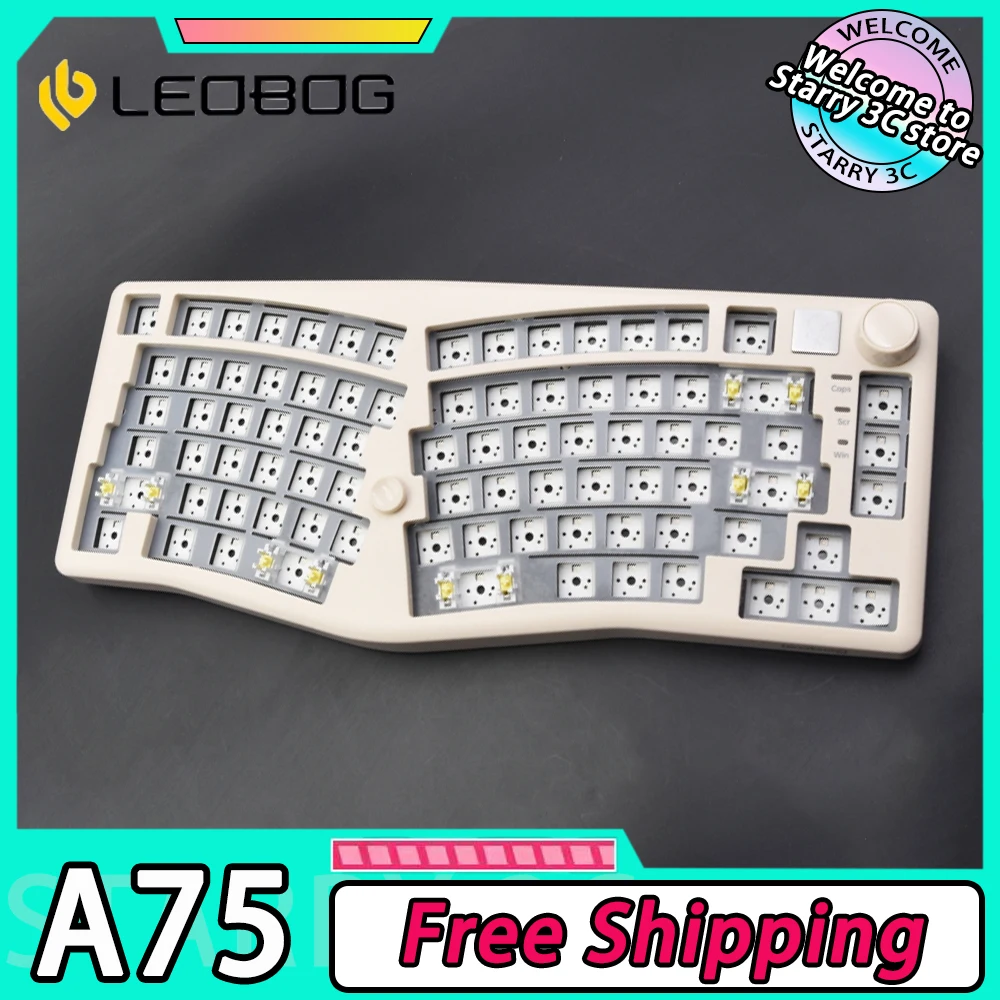 LEOBOG-Alice-A75-Mechanical-Keyboard-Kit-Three-Mode-RGB-Wireless ...