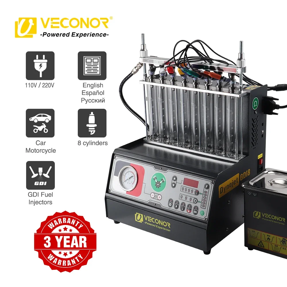 Intelligent-Car-GDI-Fuel-Injector-Cleaner-Tester-Cleaning-Machine ...