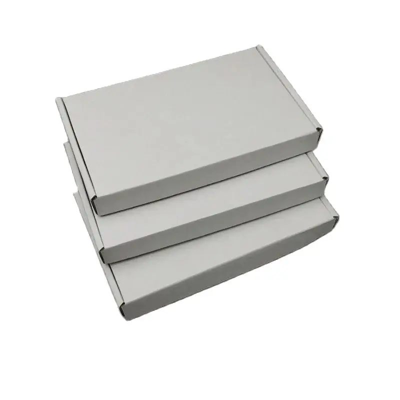 50pcs-large-flat-white-paper-boxes-mailing-shipping-packing-boxes ...
