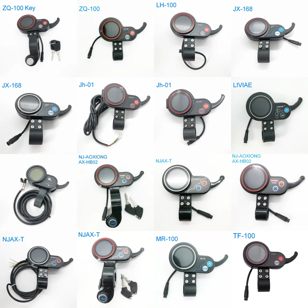 Electric Scooter Instrument Display 36V 48V 60V Dashboard Finger ...