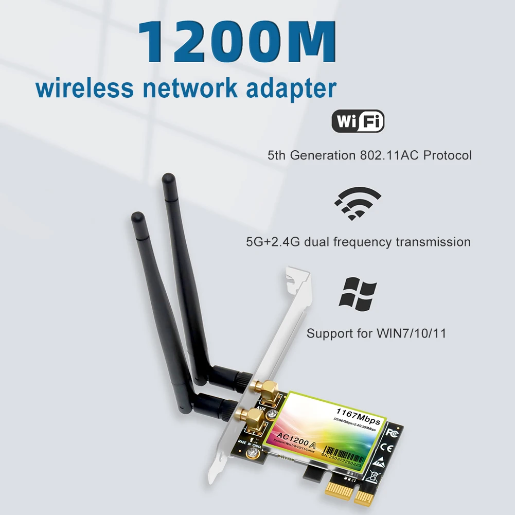 Wireless-Network-Card-1200Mbps-High-Speed-5G-2-4G-Dual-band-Network ...