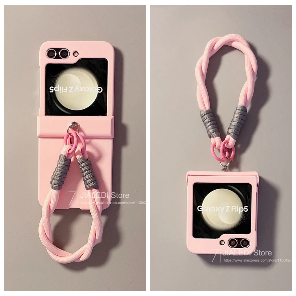 Bracelet-Strap-Hinge-Phone-case-For-Samsung-Galaxy-Z-Flip-6-5-4-3-flip6 ...