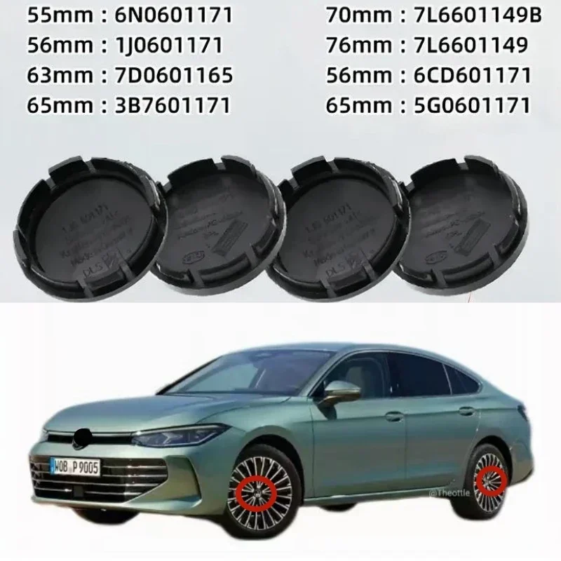 Tapa-central-de-rueda-de-estilo-de-coche-accesorios-de-insignia-para-VW ...
