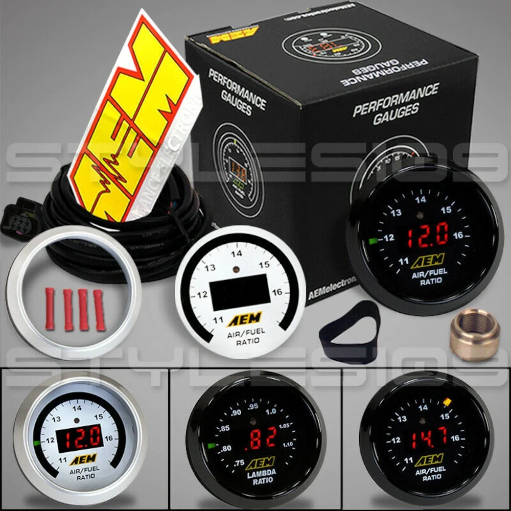 Aem Uego Wideband Digital AFR Gauge 4.9 LSU 30-4110