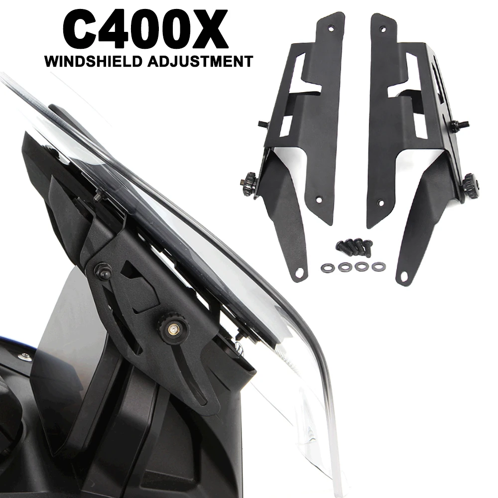 For-BMW-C400X-C-400-X-C400-X-Motorcycle-windscreen-bracket-adjustable ...