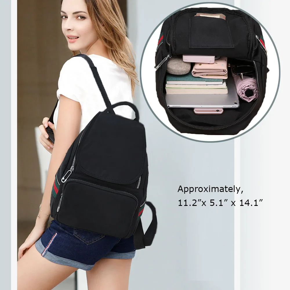 Big-School-Backpack-Bookbag-for-Teen-Students-Multi-Pockets-Water ...