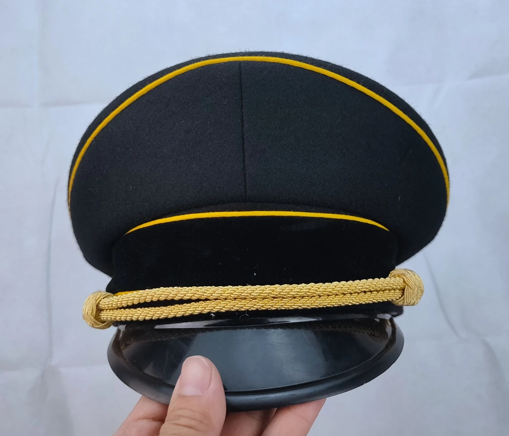 REPRO WWII GERMAN officer WH WEHRMACHT MARSHAL WOOL GENERAL CRUSHER CAP ...