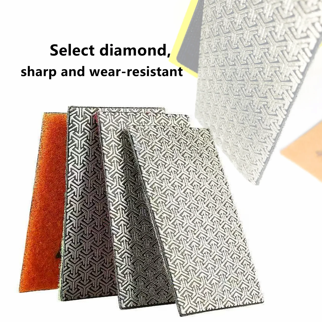 Diamond Hand Polishing Pads 60-400Grit Tile Glass Abrasive Grinding ...