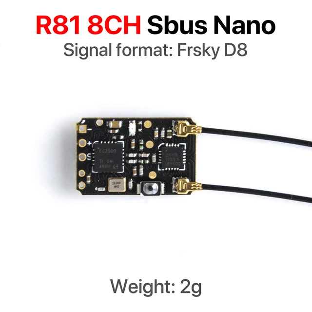 New Arrival RadioMaster R81 R84 R86 R86C R88 R161 R168 2.4G Nano ...