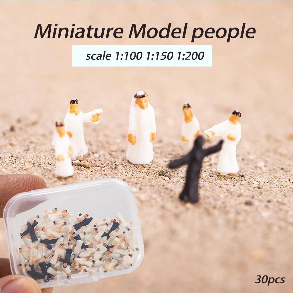 Scale-1-100-200-Miniature-Arab-People-Model-Painted-Mix-Man-Figures-For ...